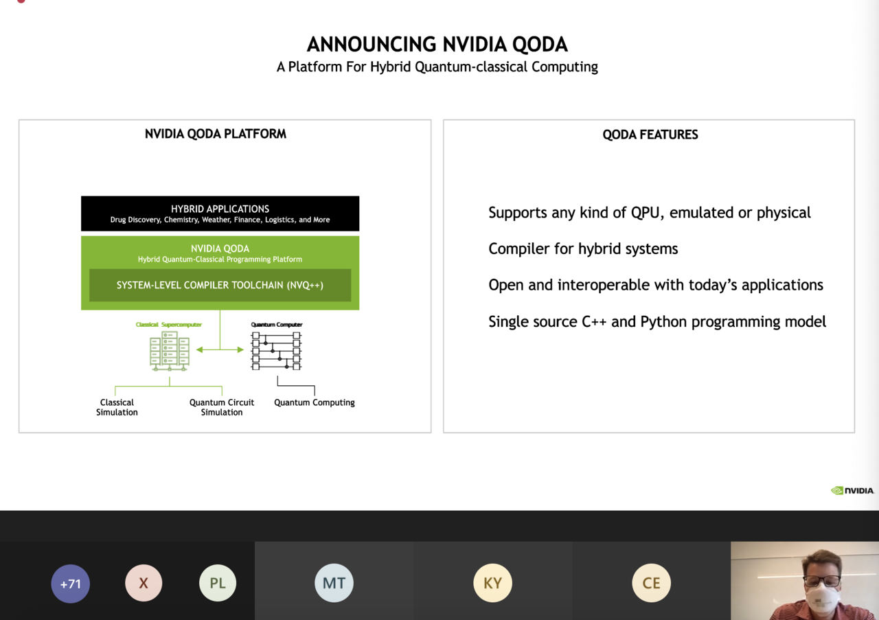 엔비디아, 하이브리드 퀀텀 컴퓨팅 플랫폼 'NVIDIA QODA' 공개