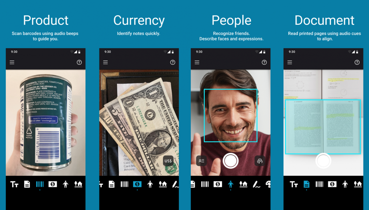 MS, 시각장애인용 무료 AI 앱 안드로이드 버전 출시 - Kollo