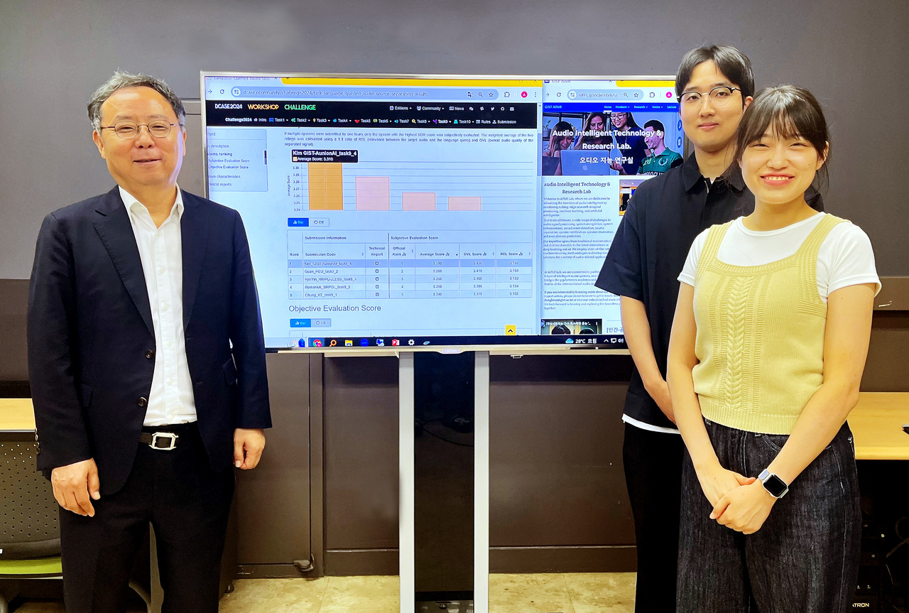 GIST, 국제 AI 음향 인식 대회 'IEEE DCASE 챌린지' 1위