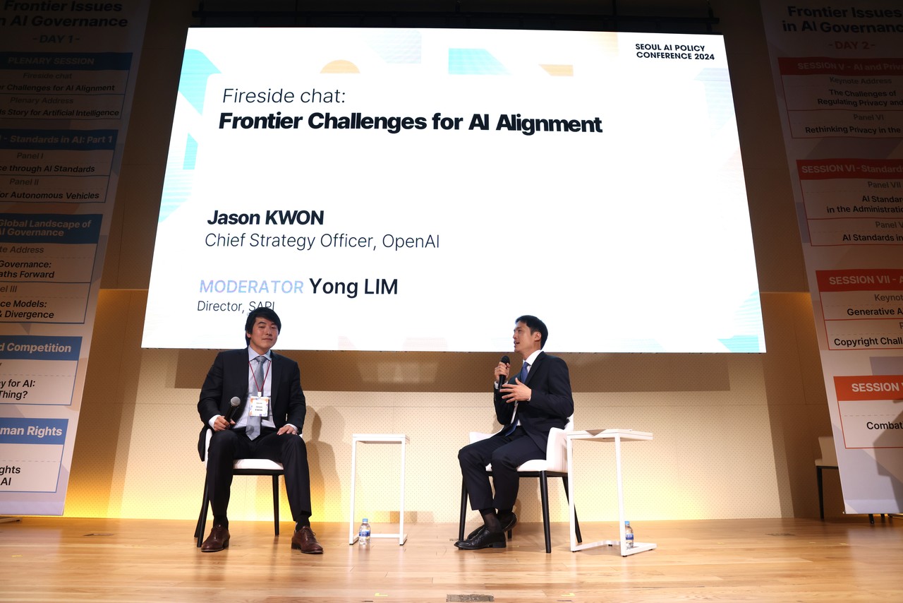 제이슨 권 오픈 AI CSO "AI 발전이란 통제 가능성도 늘어난다는 것"