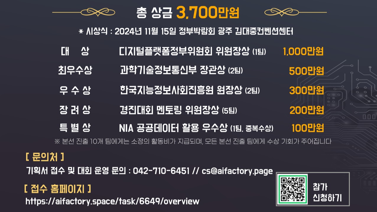 NIA, 전 국민 대상 AI 서비스 개발 대회 'DPG AI 챌린지 시즌1' 개최