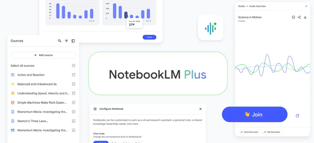 '노트북LM' 가상 팟캐스트에 사용자도 참여할 수 있는 기능 추가