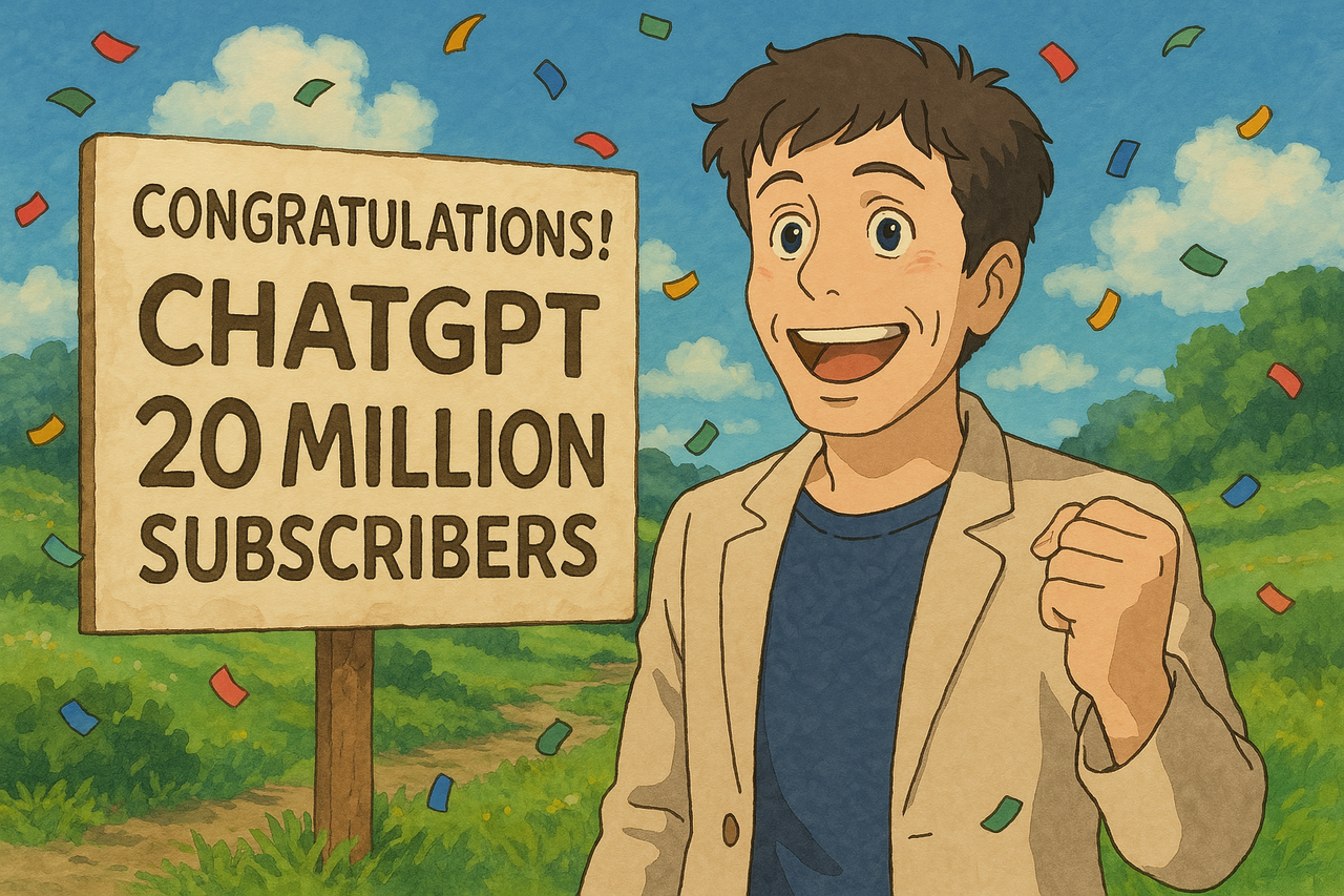 챗GPT, 유료 구독자 2000만 돌파...3개월 만에 30% 이상 급증