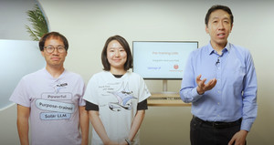 Upstage, LLM lecture with Professor Andrew Ng, certainly one of the ...