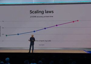 Nadella and Bengio “Test-time compute is the brand new scaling law for ...